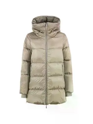 MOORER Carinzia-hc Hooded Quilted Single-breasted Coat - Neutrals