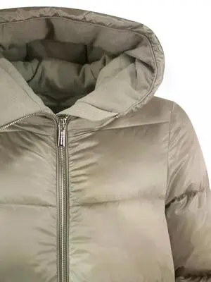 MOORER Carinzia-hc Hooded Quilted Single-breasted Coat - Neutrals