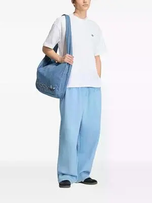 Adidas Trefoil Essentials Melange Trousers - Blue