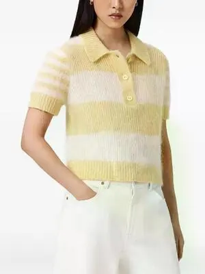 ALLSAINTS Clem Short-sleeve Polo Shirt - Yellow