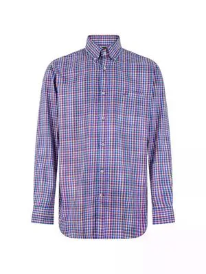 Paul & Shark Checked Long-sleeve Shirt - Blue
