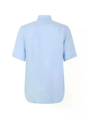 Paul & Shark Linen Short-sleeve Shirt - Blue