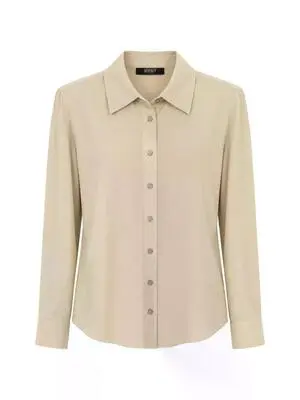 Seventy Button-down Long-sleeve Shirt - Neutrals