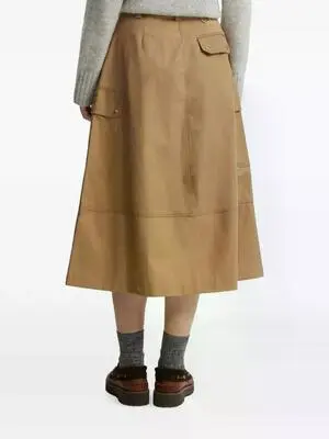 Barbour Carly Pleated Midi Skirt