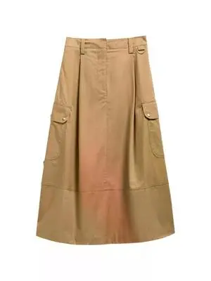 Barbour Carly Pleated Midi Skirt - Neutrals