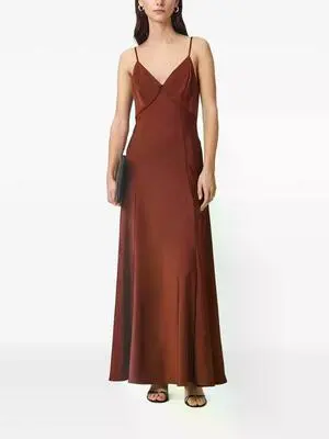 ALLSAINTS V-neck Maxi Dress - Brown