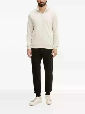 PUMA Logo-print Zip-up Sweatshirt - Neutrals