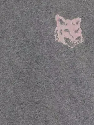 Maison Kitsuné Fox Head Intarsia-knit Sweater
