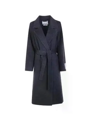 Essentiel Antwerp Kaps Belted Coat - Grey