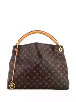 LOUIS VUITTON Artsy Handbag Monogram Canvas Mm Hobo Bag - Brown