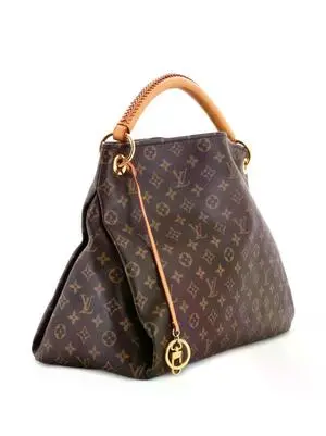 LOUIS VUITTON Artsy Handbag Monogram Canvas Mm Hobo Bag - Brown
