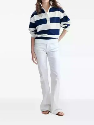 Vanessa Bruno Halek Striped Polo Top