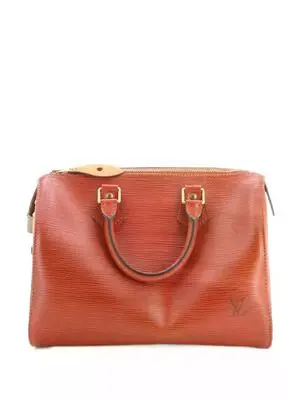LOUIS VUITTON Speedy Handbag Epi Leather 25 Satchel