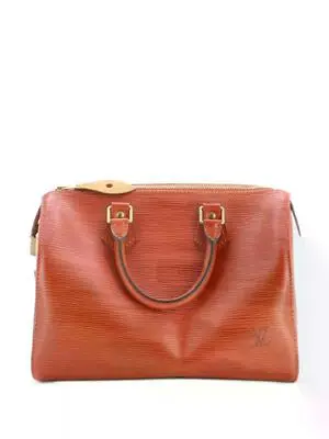LOUIS VUITTON Speedy Handbag Epi Leather 25 Satchel - Brown