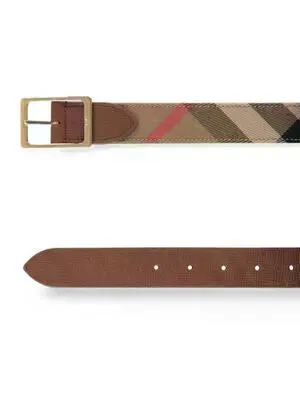 Burberry Check Cotton Belt