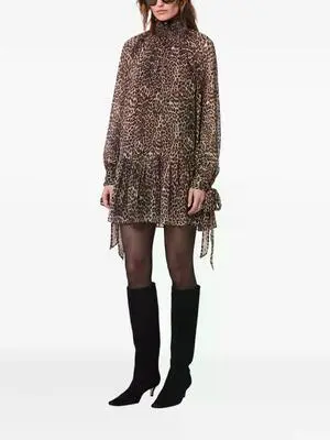NICHOLAS Leopard-print Mini Dress