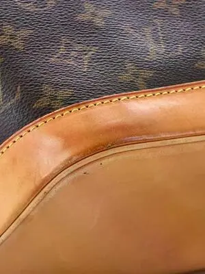 LOUIS VUITTON Vintage Alma Handbag Monogram Canvas Pm Satchel