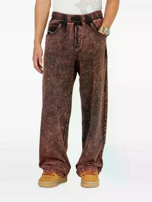 DIESEL® Sweatpants With Denim Effect