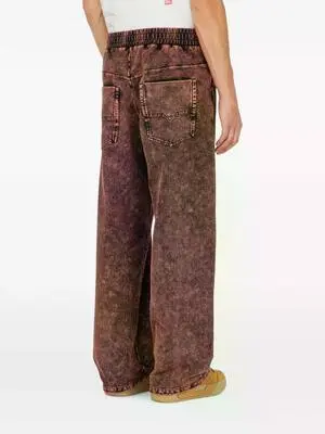 DIESEL® Sweatpants With Denim Effect