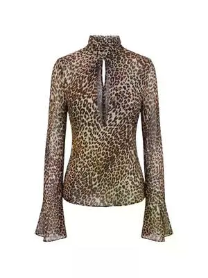 NICHOLAS Leopard-print Blouse