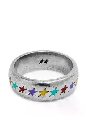 TWOJEYS Starline Enameled Ring - Silver