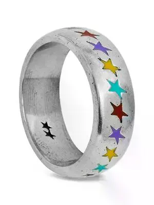 TWOJEYS Starline Enameled Ring - Silver
