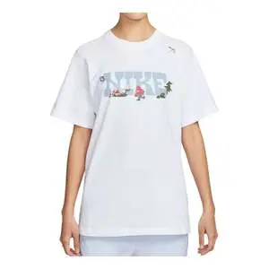 Nike T-shirt Asia Sizing - White