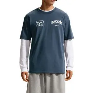Nike Lse Speed T-shirt Asia Sizing - Blue