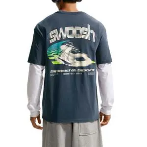 Nike Lse Speed T-shirt Asia Sizing - Blue