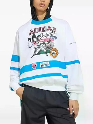 Adidas Archive Baseball Graphic-print Sweater