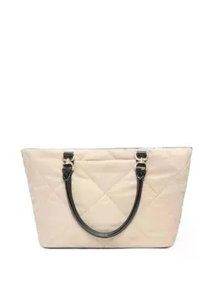 Mz Wallace Small Madison Quilted Tote Bag - Neutrals