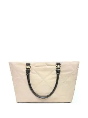 Mz Wallace Small Madison Quilted Tote Bag - Neutrals