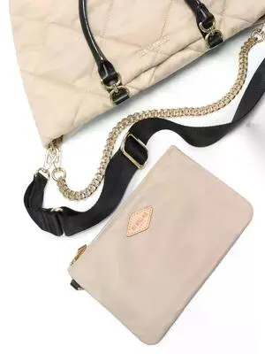 Mz Wallace Small Madison Quilted Tote Bag - Neutrals