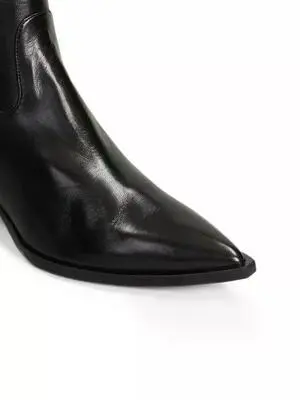 MARA BINI Pointed-toe Ankle Boots - Black