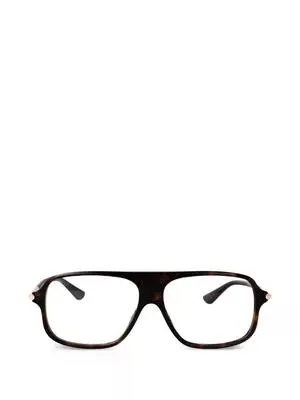 Alexander McQueen Pilot Glasses - Brown