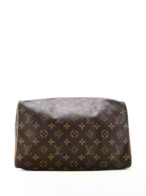 LOUIS VUITTON Speedy Handbag Monogram Canvas 30 Satchel
