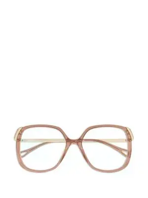 Chloé Square-frame Glasses - Brown