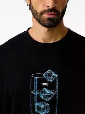 Rains Cubes Cotton T-shirt