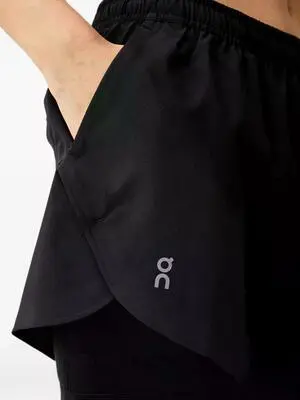 On Layered Logo-print Shorts