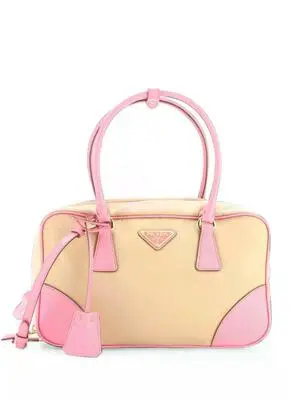 Prada Re-edition 1978 Two Handle Bag Re-nylon With Saffiano Leather Medium Satchel