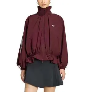 Adidas Blousy Oversized Track Top Asia Sizing - Shadow Red