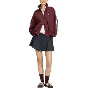 Adidas Blousy Oversized Track Top Asia Sizing - Shadow Red