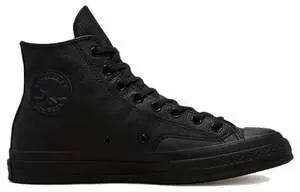 CONVERSE Chuck 70 Tonal Leather Hi Top - Black