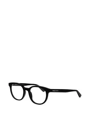 Alexander McQueen Round-frame Glasses - Black