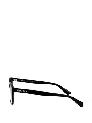 Alexander McQueen Round-frame Glasses - Black