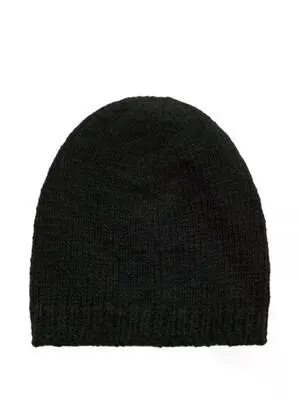 Our Legacy Ribbed-knit Wool Beanie Hat - Black