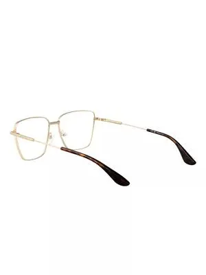 Alexander McQueen Geometric Metal Frame Sunglasses