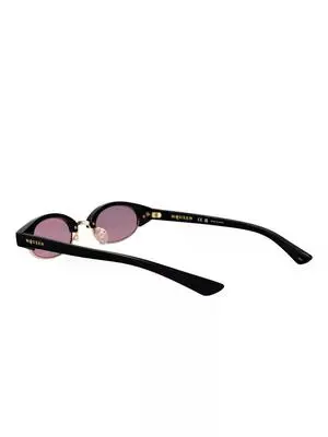 Alexander McQueen Am0534s Oval-frame Sunglasses