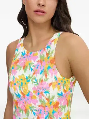 PICTURE ORGANIC CLOTHING Kalen Floral-print Open-back Swimsuit