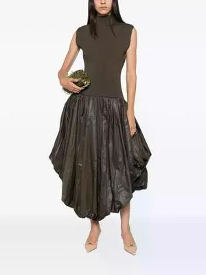 Aje Venetia Sleeveless Balloon-skirt Midi Dress